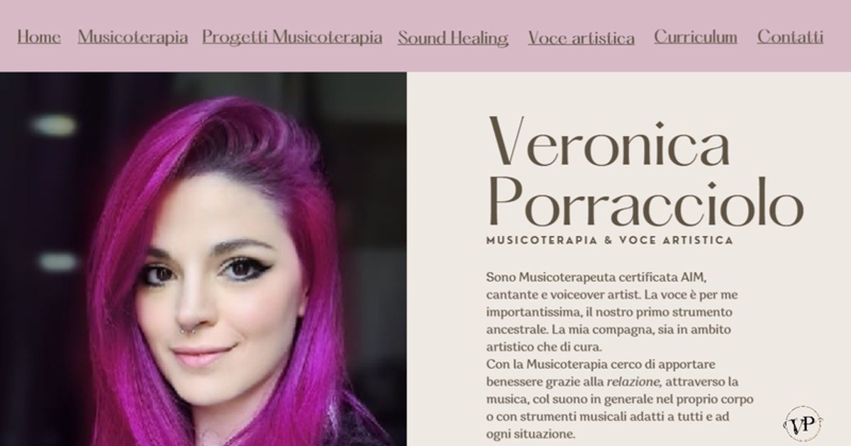 Veronica Porracciolo | Musicoterapeuta & Voce artistica